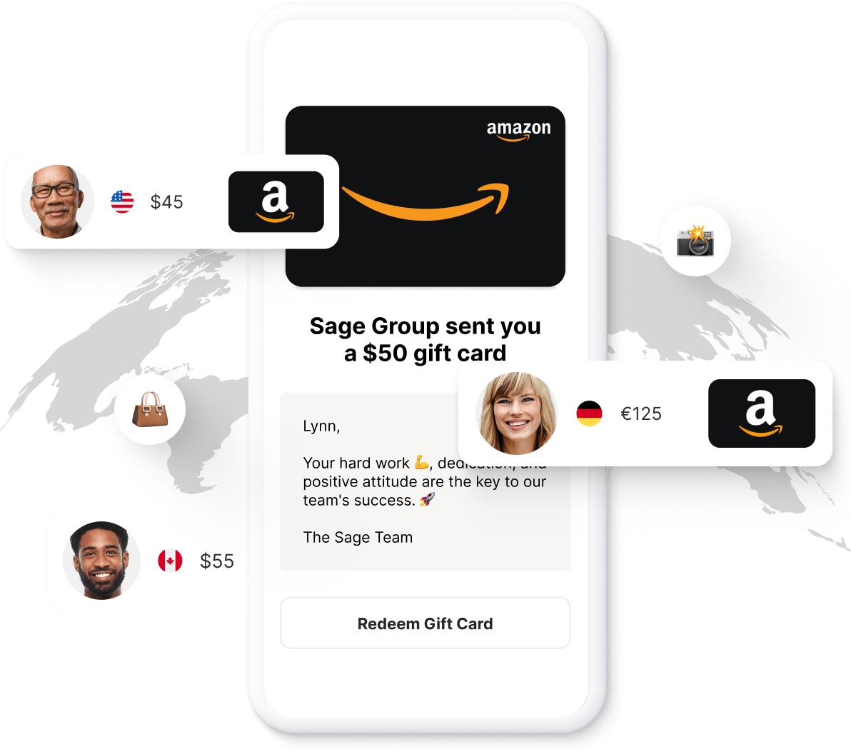 Send Amazon Gift Cards in Bulk - Flexible & Fast - Giftogram